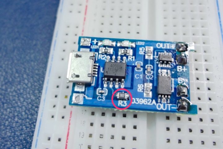 【電子工作】TP4056リチウムイオン電池充電モジュールの充電電流を変更する！Type-CモジュールのPD対応は可能か？ | ぶらり＠web走り書き